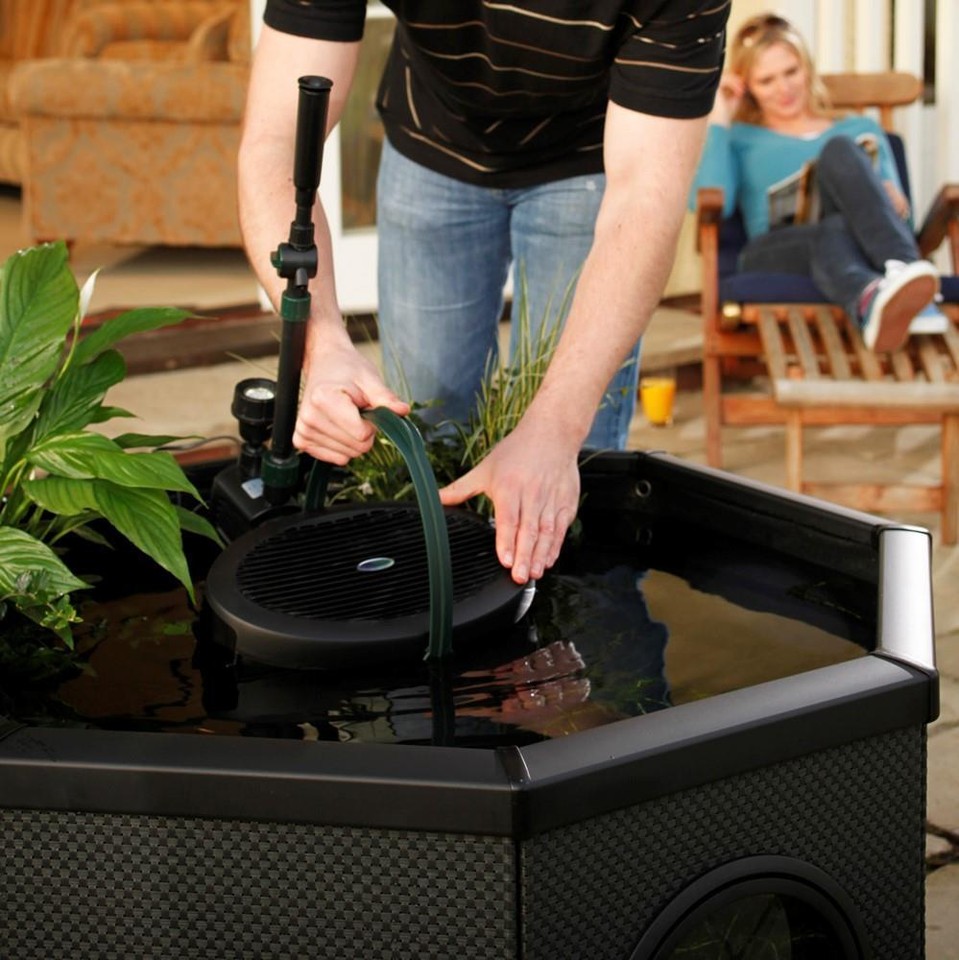 BLAGDON AFFINITY GARDEN PONDS PATIO WATER FEATURE FOUNTAIN KOI FISH ...