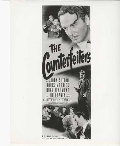 John Sutton, Doris Merrick "The Counterfeiters" 1948 Fantasy Fan Photo ...