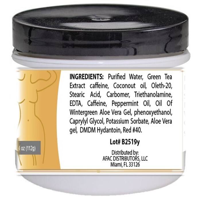 HOT CREAM CREMA REDUCTION SLIM 4 Oz BODY FAT BURNER LIPO GEL SLIM ...