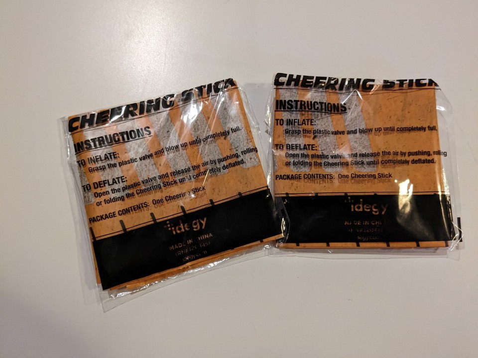 Green Bay Packers BOOM STICKS (2) Fan Noise Makers | eBay