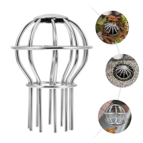 Leaf Filter Cover Downspout Strainer Stainless Stee Rooftop Drain | eBay