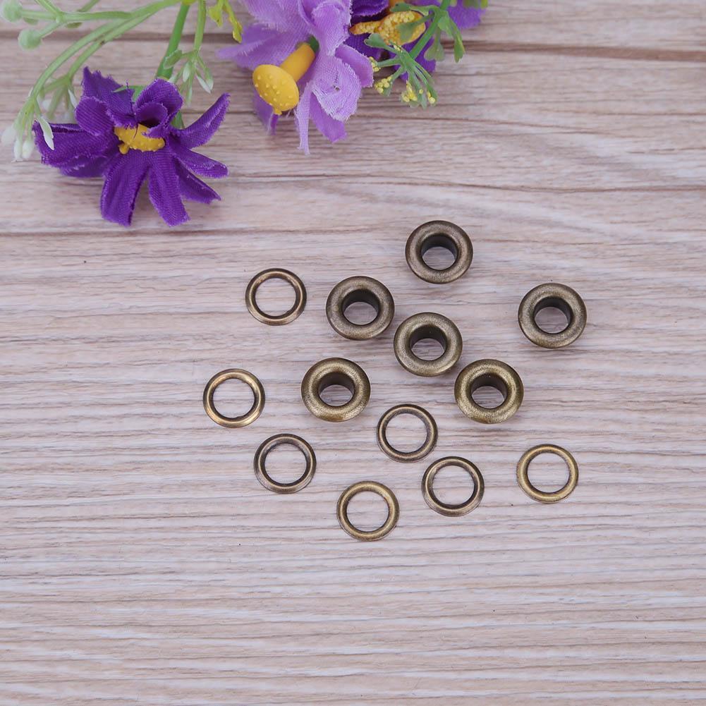 100sets Eyelet with Washer Leather Craft Repair Grommet(Bronze)(8mm) | eBay