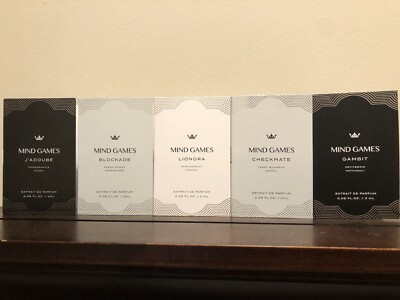 Mind Games Extrait De Parfum Assorted Spray Sample 2ml / .06 oz New ...