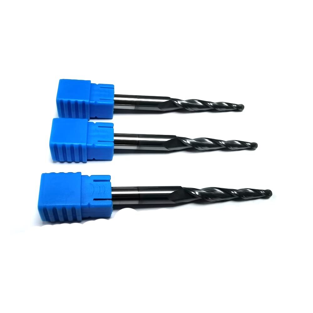 3pcs / Package JERRAY CNC Carving 2.82 Deg Tapered Angle Ball Tip ...