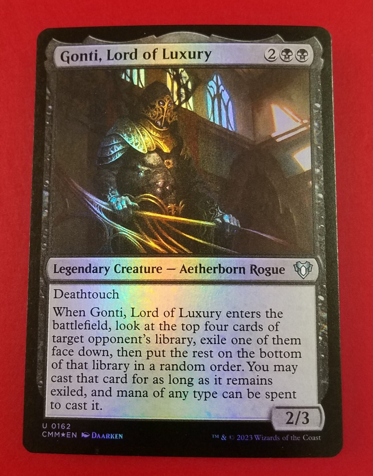 1x Gonti, Lord of Luxury | FOIL | Commander Masters | MTG Magic Cards ...