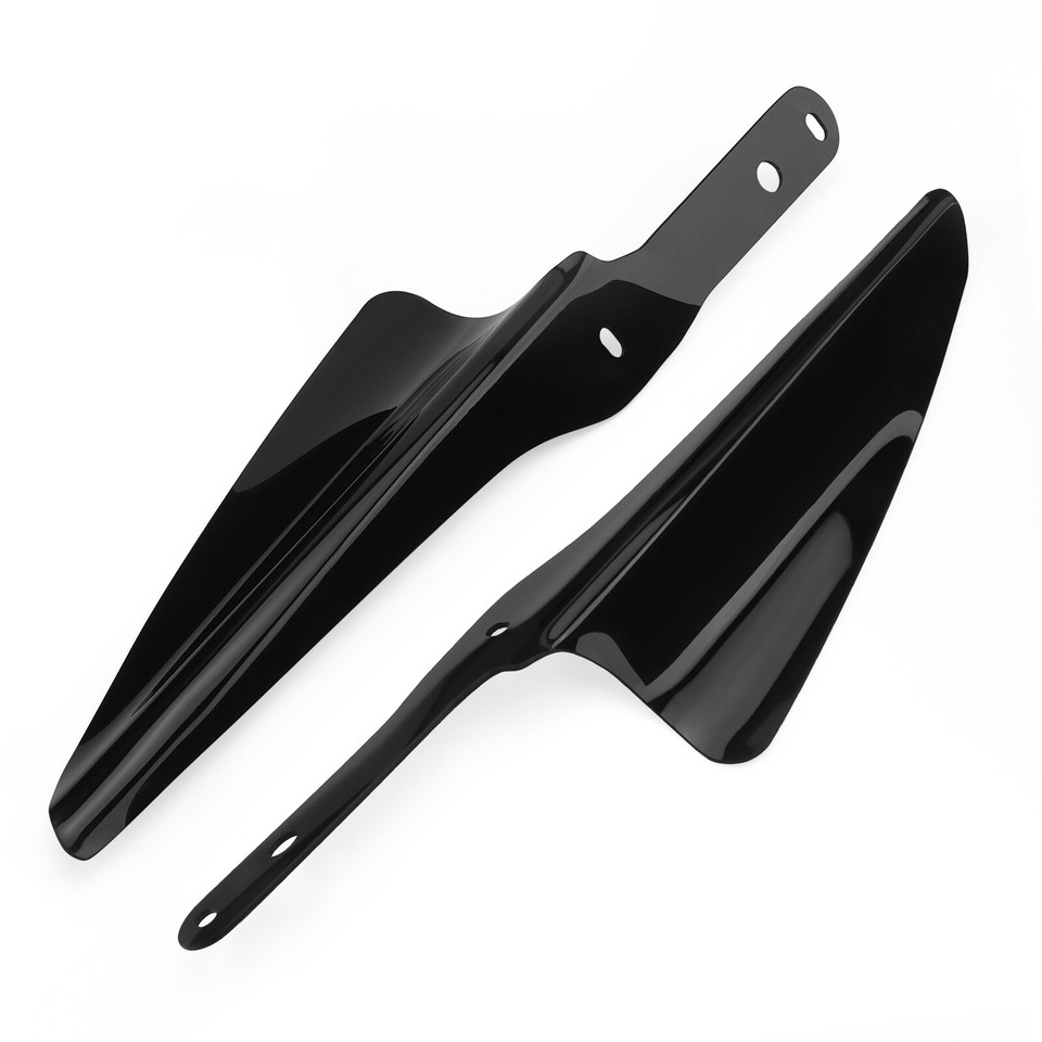 Front Fork Mount Wind Deflectors For Harley Touring Electra Glide Road ...