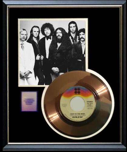 KANSAS ROCK BAND DUST IN THE WIND RARE 45 RPM GOLD RECORD RARE NON RIAA ...