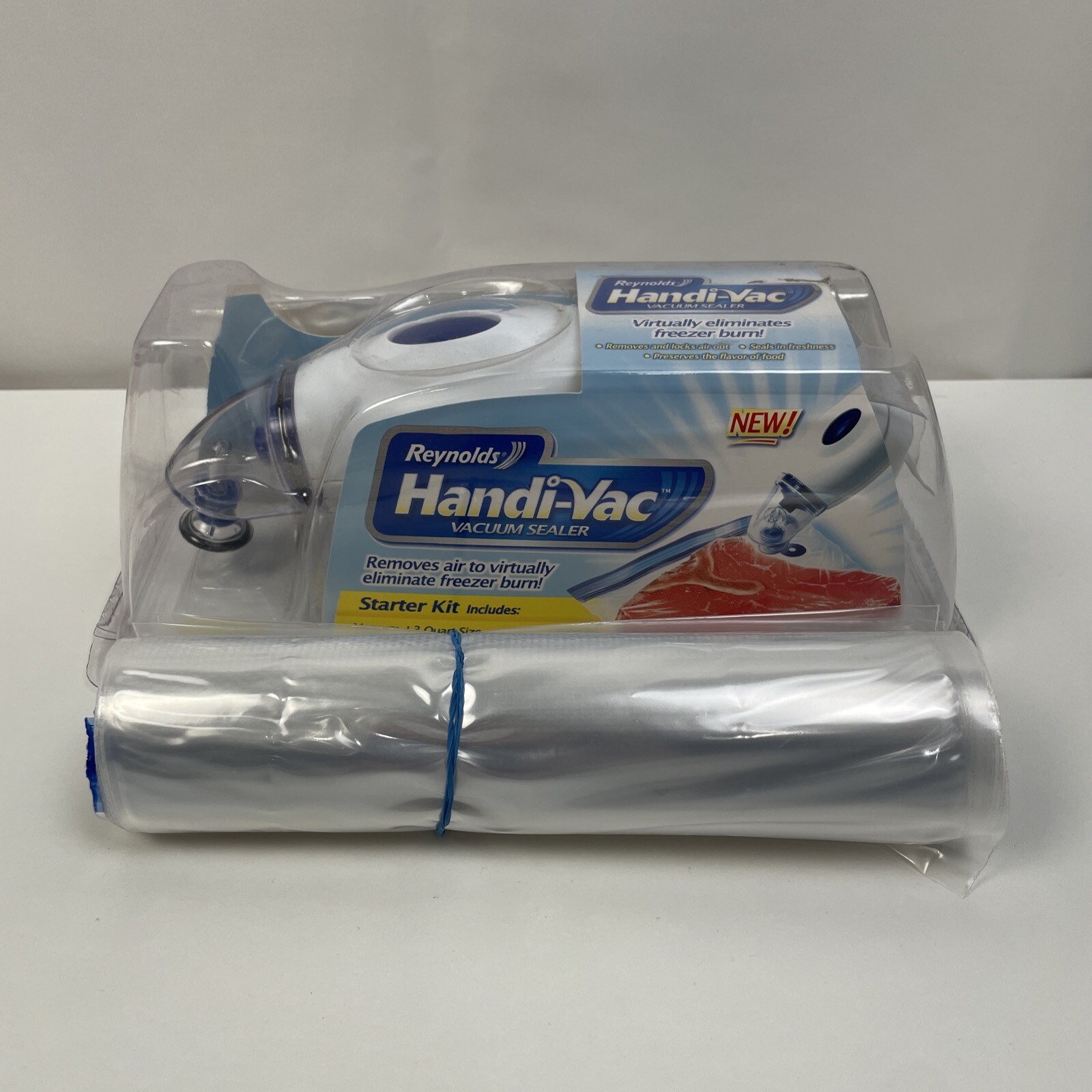 Reynolds Handi-Vac Vacuum Sealer & Freezer Bags Quart Size 11 Bags NEW ...