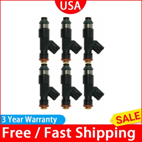 6x Fuel Injector for FJ1095 Volvo S60 S80 XC60 XC70 3.0L L6 ...