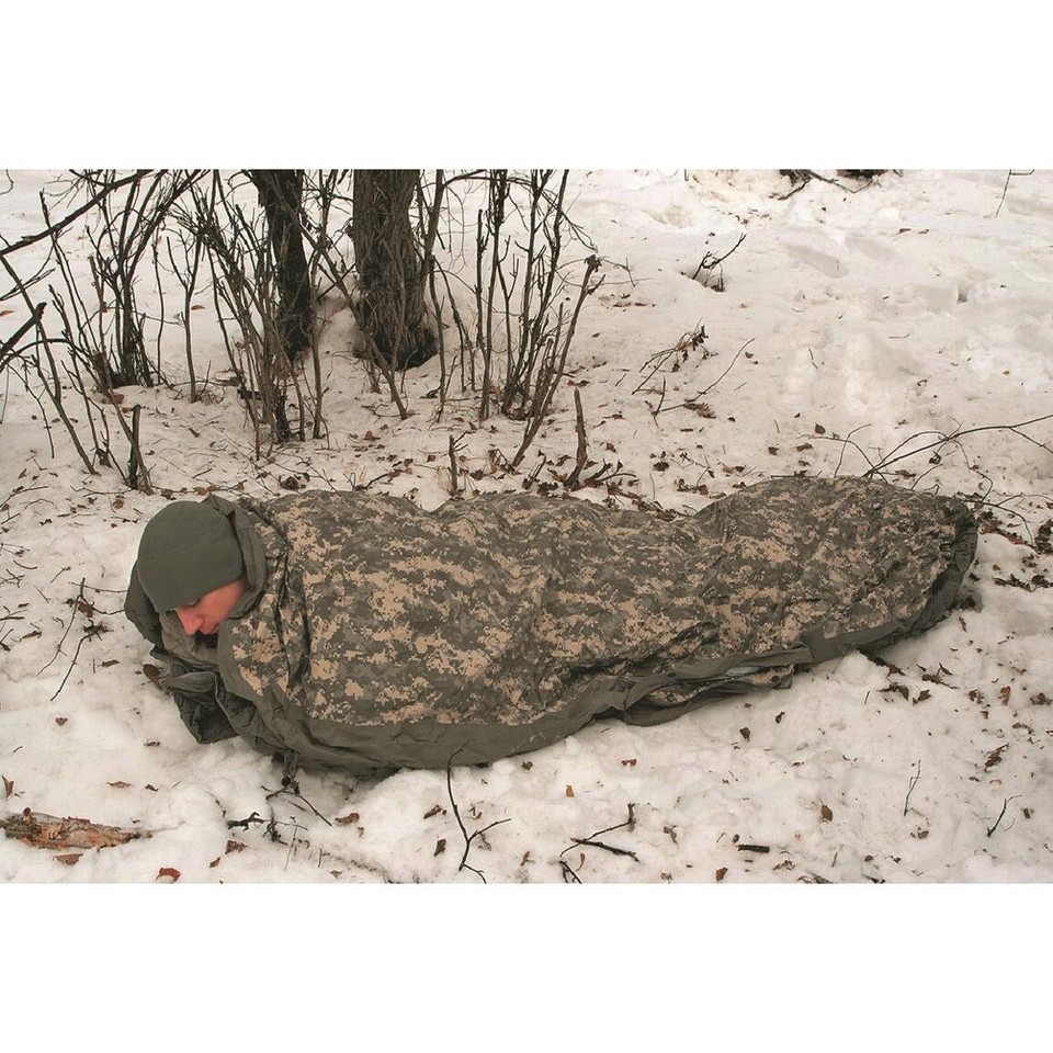 NEW - US Army ACU Bivy Cover Digital Waterproof Goretex Sleeping Bag ...