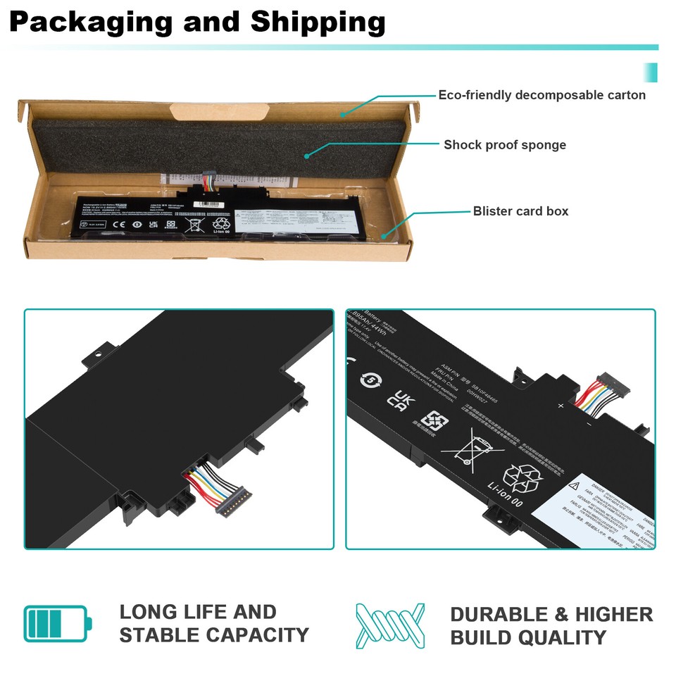 01AV433 Battery for Lenovo ThinkPad X380 Yoga, 260 370 X380 SB10K97589 ...