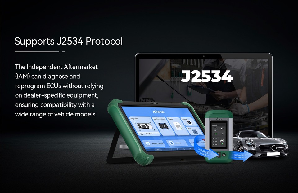 XTOOL Prodigy Smart Diagnosis Scanner J2534 ECU Programmer Battery Test ...
