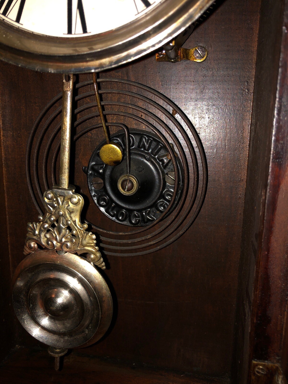 Ansonia Antique Clock Patented 1882 Ansonia Clock Co. New York | eBay