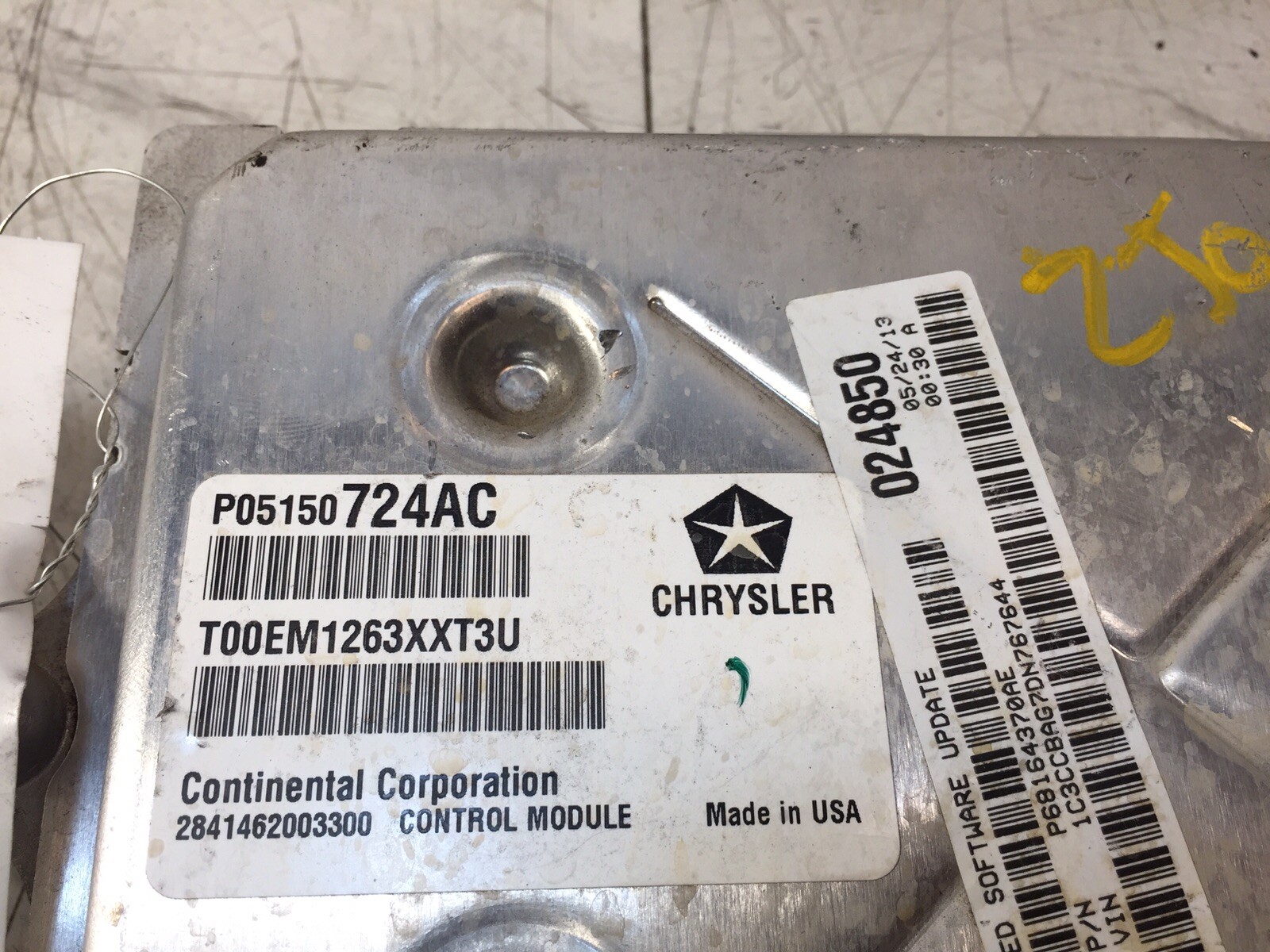 2013 Avenger Chrysler 200 3.6 Engine Computer Ecu Ecm Pcm Control ...