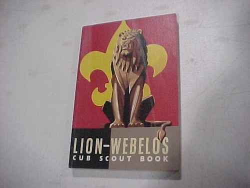 1959 LION-WEBELOS Cub Scout Book BSA Boy Scouts of America Free ...