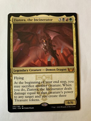 MTG Ziatora, the Incinerator Streets of New Capenna 231/281 Regular ...