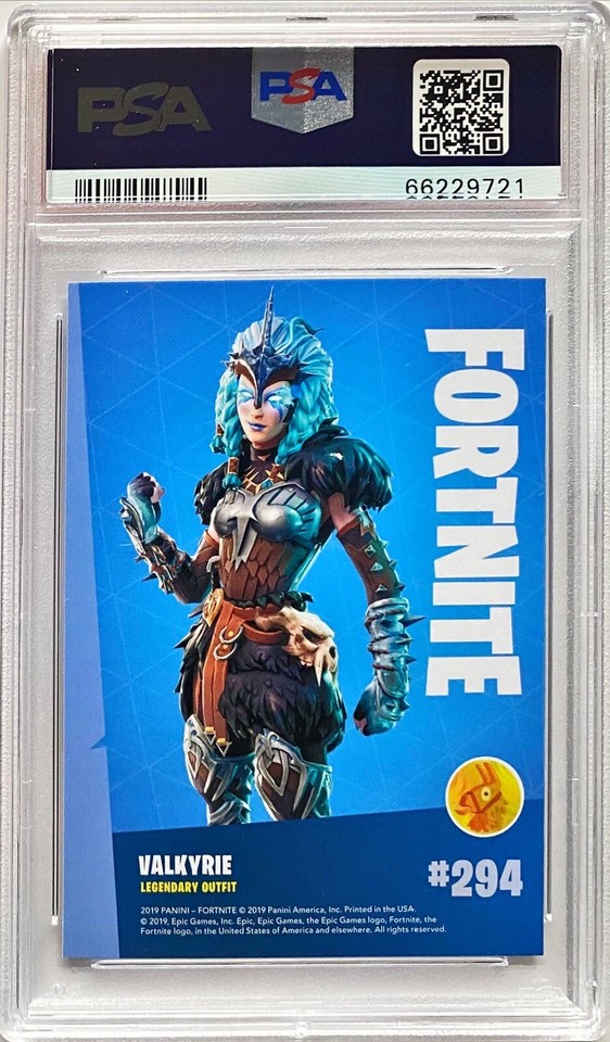 Valkyrie #294 Fortnite 2019 USA Base PSA 10 GEM MINT Legendary | eBay