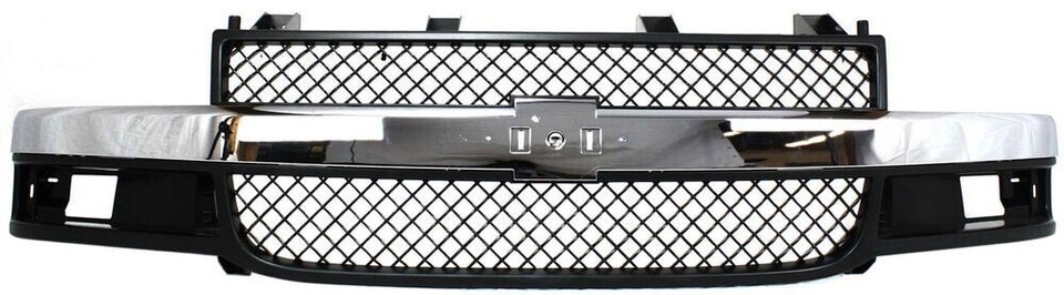 New Grille Gray Shell And Insert For 2003-2017 Chevrolet Express 2500 ...