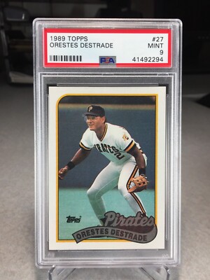 1989 Topps Orestes Destrade Rookie #27 - PSA 9 - POP 3 (only one graded ...
