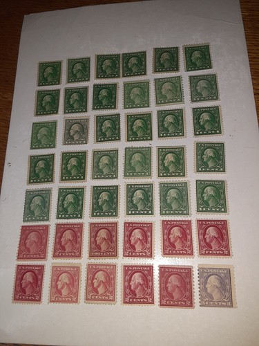 SL 4863/ US Stamps 42 MNG 1-3c Washington's Early 1900's us stamps ...