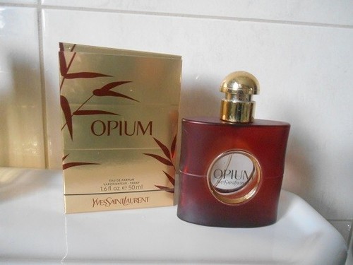 Flacon vide 50ML , collection . OPIUM YVES SAINT LAURENT . avec boite ...