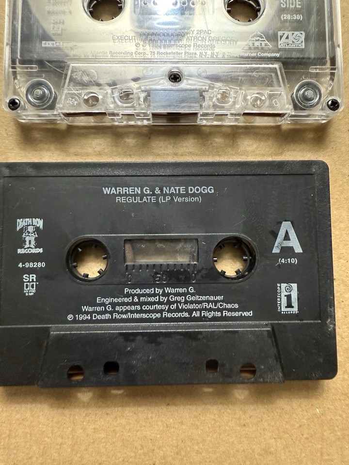 90s Rap Hip Hop Cassette Tapes Lot 2Pac, Warren G & Nate Dog, Method ...