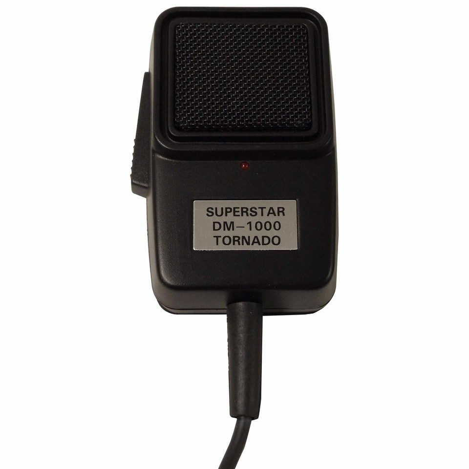 Workman DM1000 Powered Tornado Echo Mic for CB Ham Amateur Radio 4-Pin ...