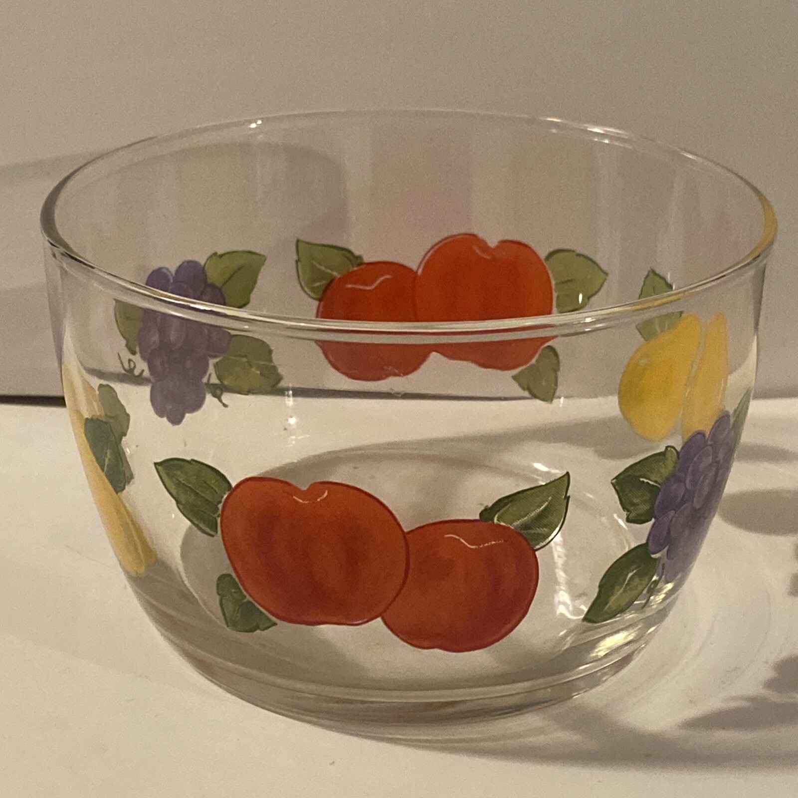 Vintage Libbey FRUIT Garden Harvest Glass Bowl 4.25 x 2.75 EUC | eBay
