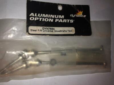 DYNAMITE ALUMINUM OPTION PARTS DYN7684 STEEL F/R UNIVERSAL DRIVESHAFTS ...