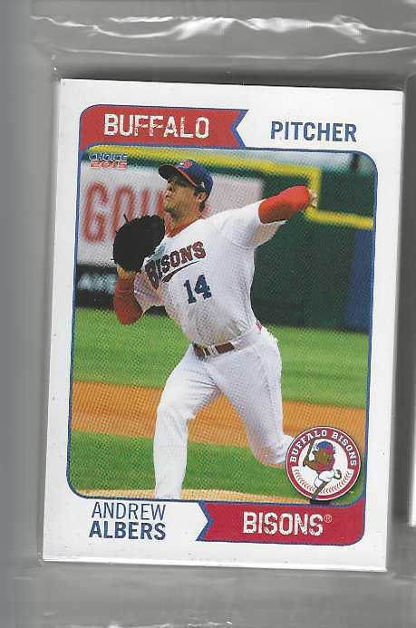 2015 BUFFALO BISONS TEAM SET COMPLETE NEW AAA TORONTO | eBay