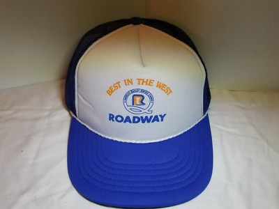 Vintage 80's Roadway Best In The West Truckers Snapback Hat Cap Mesh | eBay