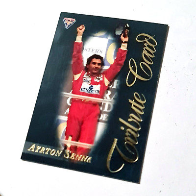AYRTON SENNA Tribute Card TC1 /500 Futera 1994 GRAND PRIX FORMULA ONE ...
