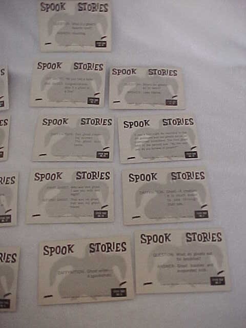 Lot of 68 Spook Stories Trading Cards Vintage 1961 Leaf Brands ...