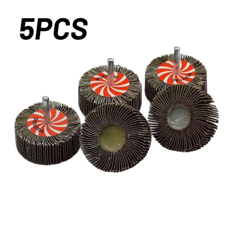 Grinder 5pcs 16-80mm 80 Grit Aluminum Oxide Grinding Metal Non-ferrous ...