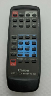 CANON Wireless Camcorder Remote Control Controller WL-D80 | eBay