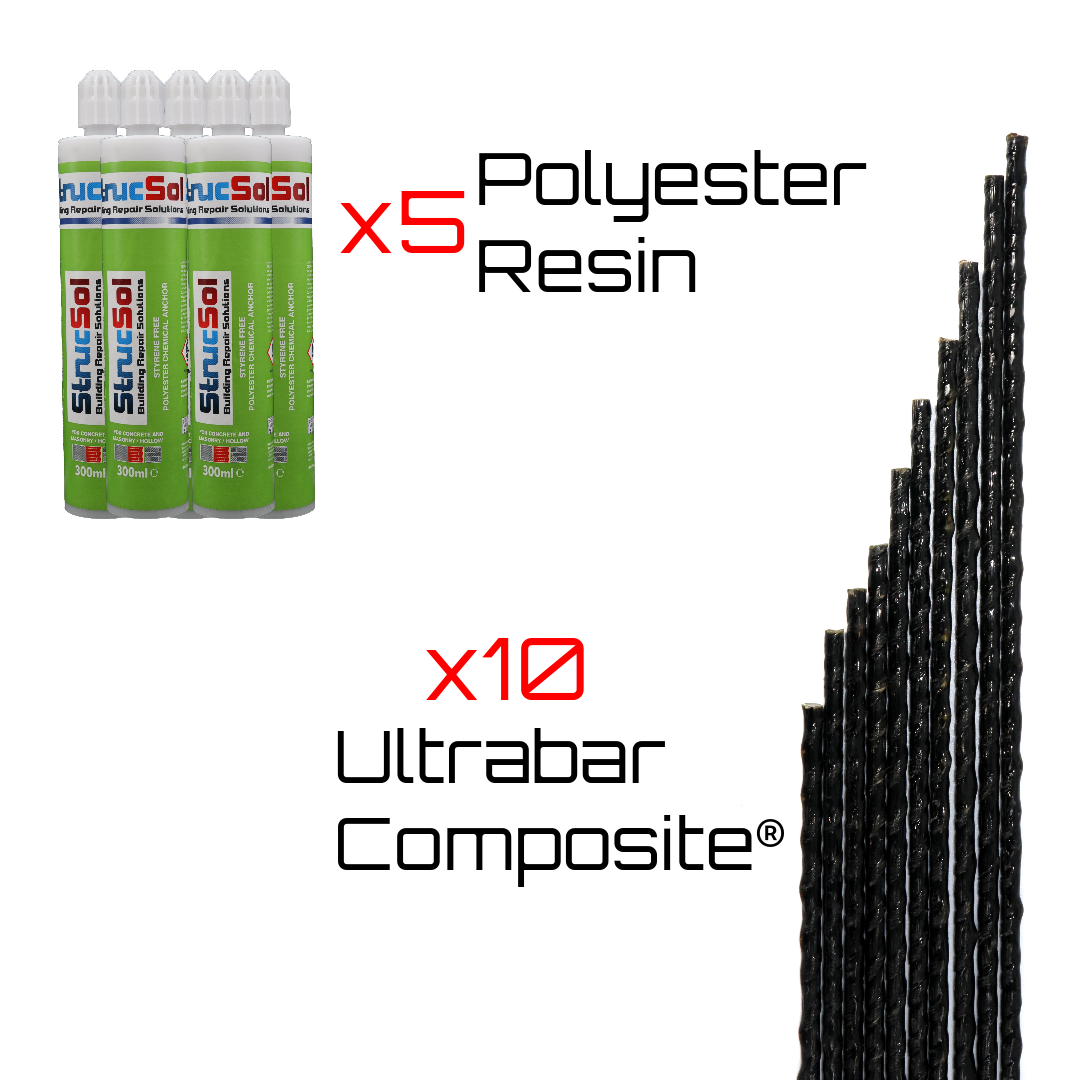 Strucsol Crack Stitch Repair Kit - *NEW 6MM x 1M ULTRABAR COMPOSITE ...