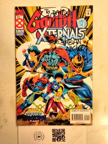 Gambit & The Externals # 1 NM Marvel Comic Book Signed By Fabian ...