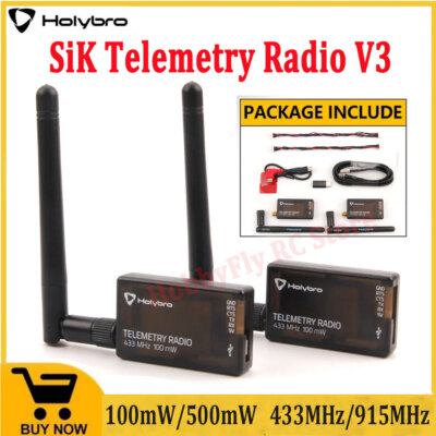 Holybro SiK Telemetry Radio V3 100mW/500mW 433MH/915MHz Open-source SiK ...