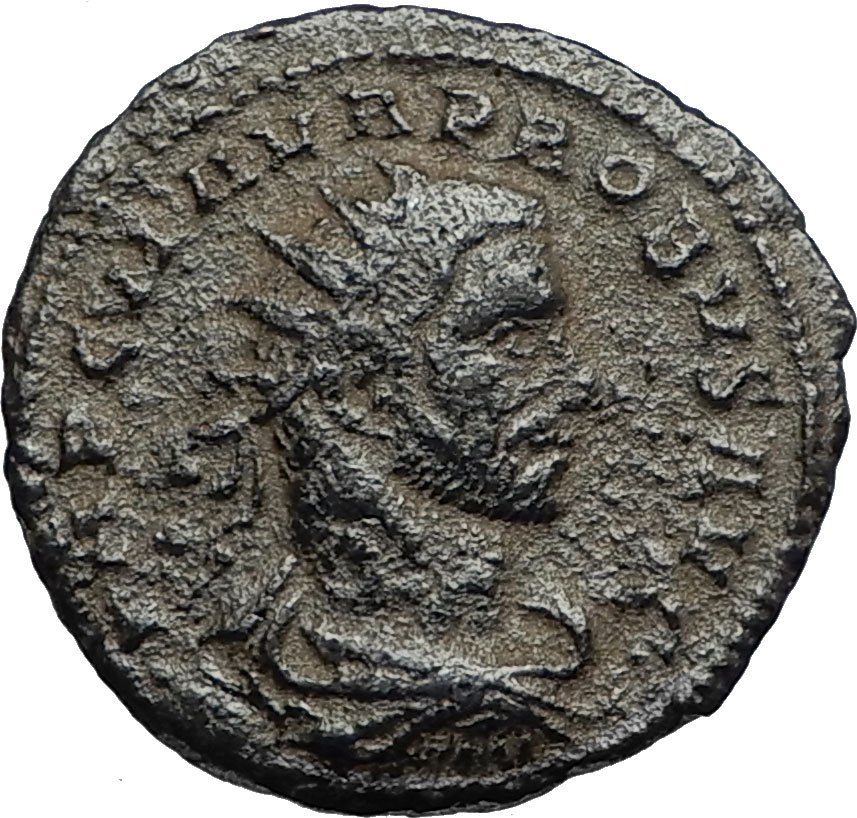 PROBUS Original 276AD Authentic Ancient Roman Coin of Tripolis JUPITER ...