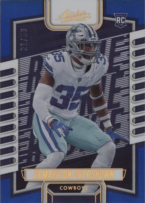 2023 Panini Absolute - Rookies DeMarvion Overshown #186 Spectrum Blue ...
