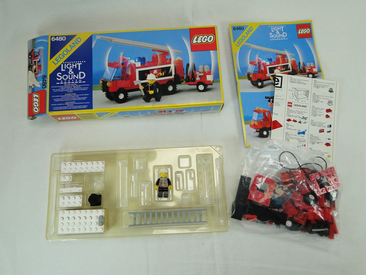 Lego Fire Truck Hooking Ladder Lego 6480 Light And Sound Hook And