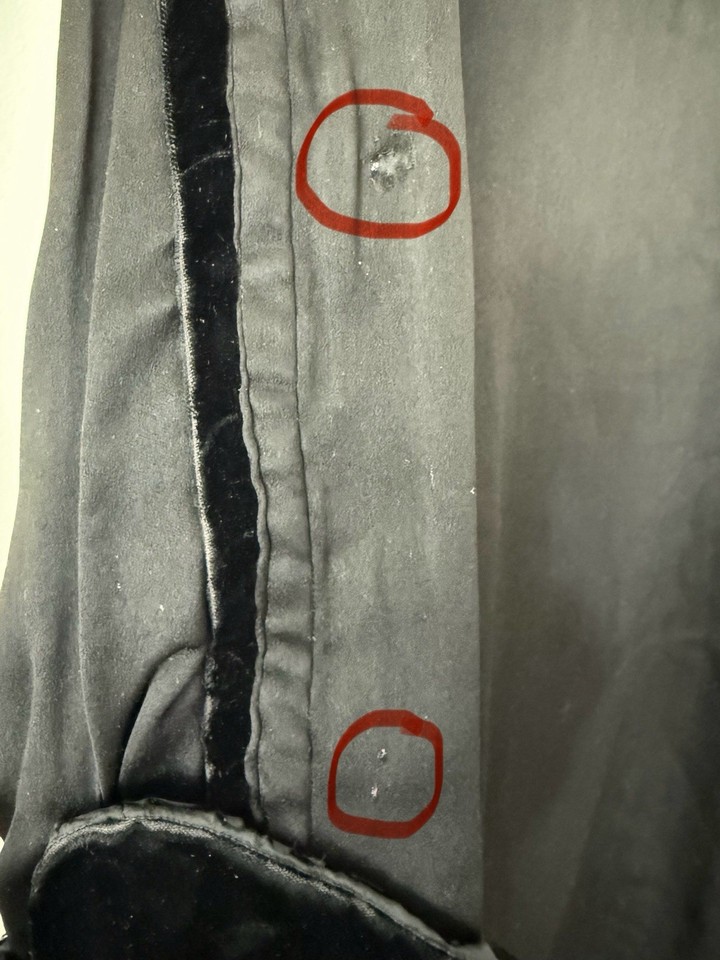 Vintage Edwardian Silk and Velvet Opera Cloak Coat Purple Lining | eBay