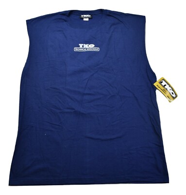 TKO Mens Technical Knockout Boxing Blue Fitness Muscle Tank Shirt New M ...