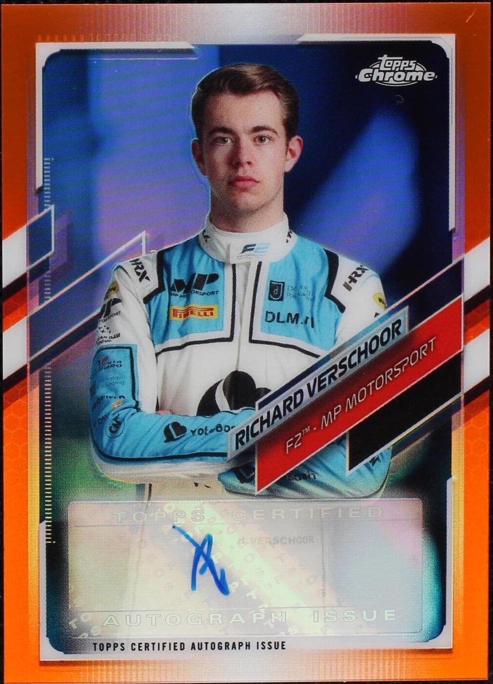 2021 Topps Chrome Formula 1 - Autographs Richard Verschoor #CA-RV ...