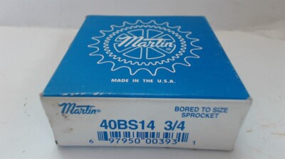 Martin Sprocket 40Bs14 3/4 - Bored To Size - 3/4" - 40 Chain - 14 Teeth ...