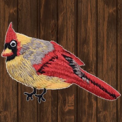 Cardinal Embroidered Patch — Iron On | eBay