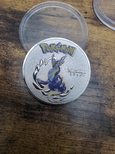Pokemon Miraidon Silver Plated TCG Coins Protection Case Included | eBay