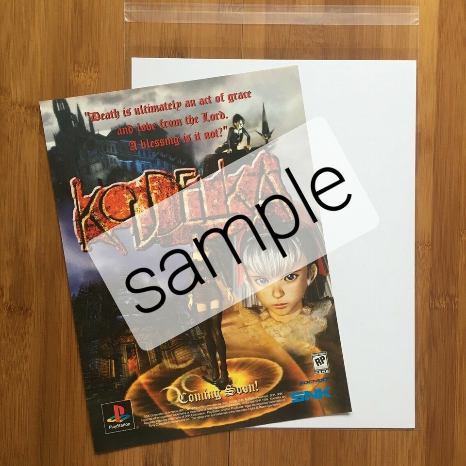 Final Fantasy VII 7 Advent Children Print Ad/Poster Official DVD/BluRay ...