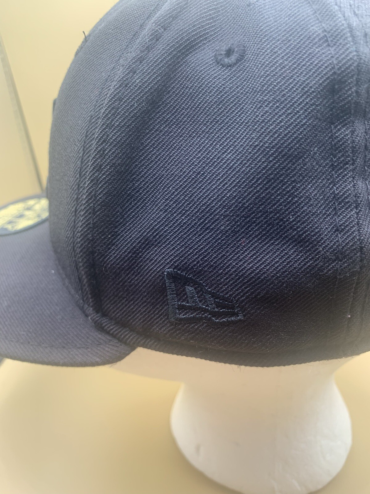 RARE New Era 59FIFTY Fitted Hat ATL Braves Sticker Pa… - Gem