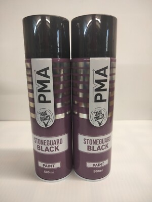 2 X PMA 500ml Stone Guard Black Aerosol Spray Paint | eBay UK